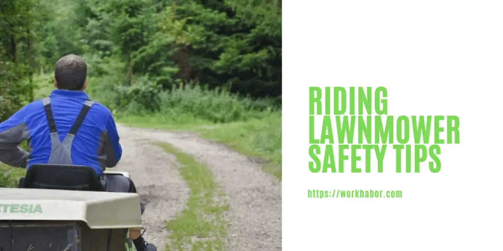 Riding LawnMower Safety Tips